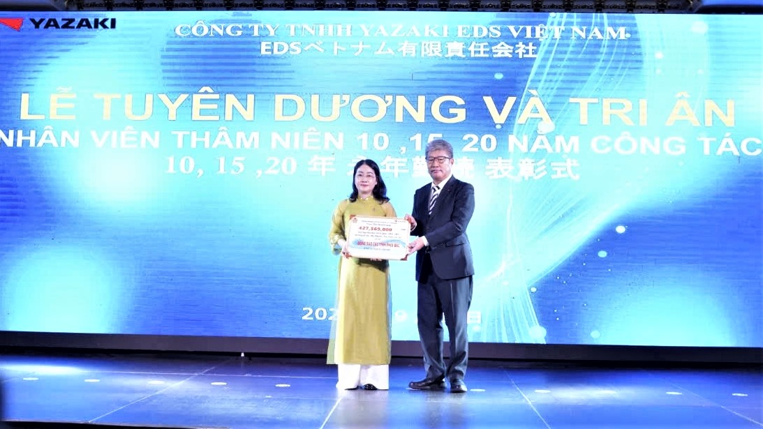 Công ty TNHH Yazaki EDS Việt Nam: Tuyên dương và tri ân người lao động